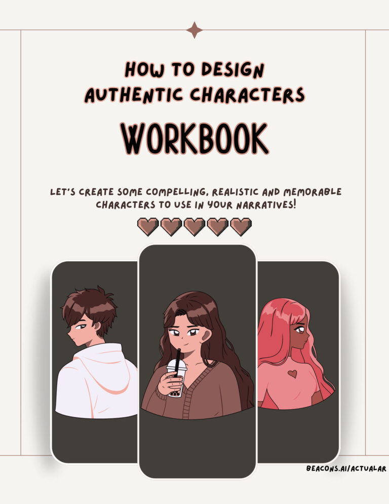 Character Building Checklist - Creative Writing Resources - Actual Ar