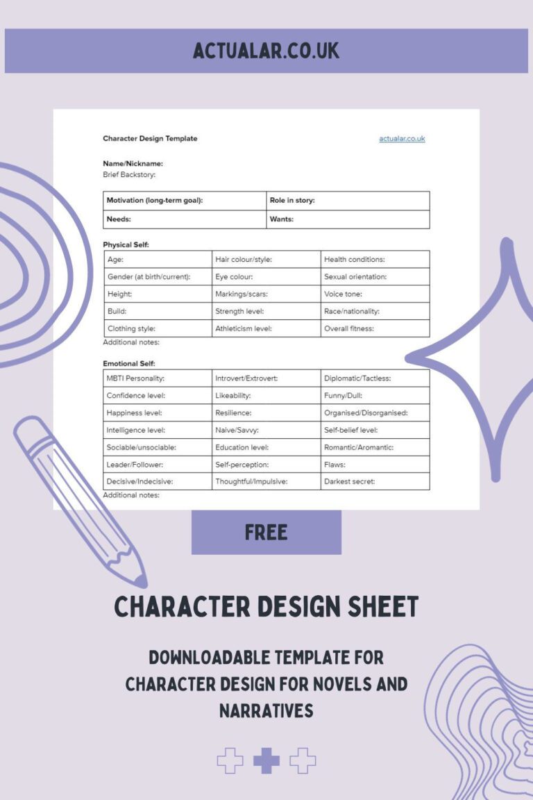 Character Design Sheet Ideas - Actual Ar