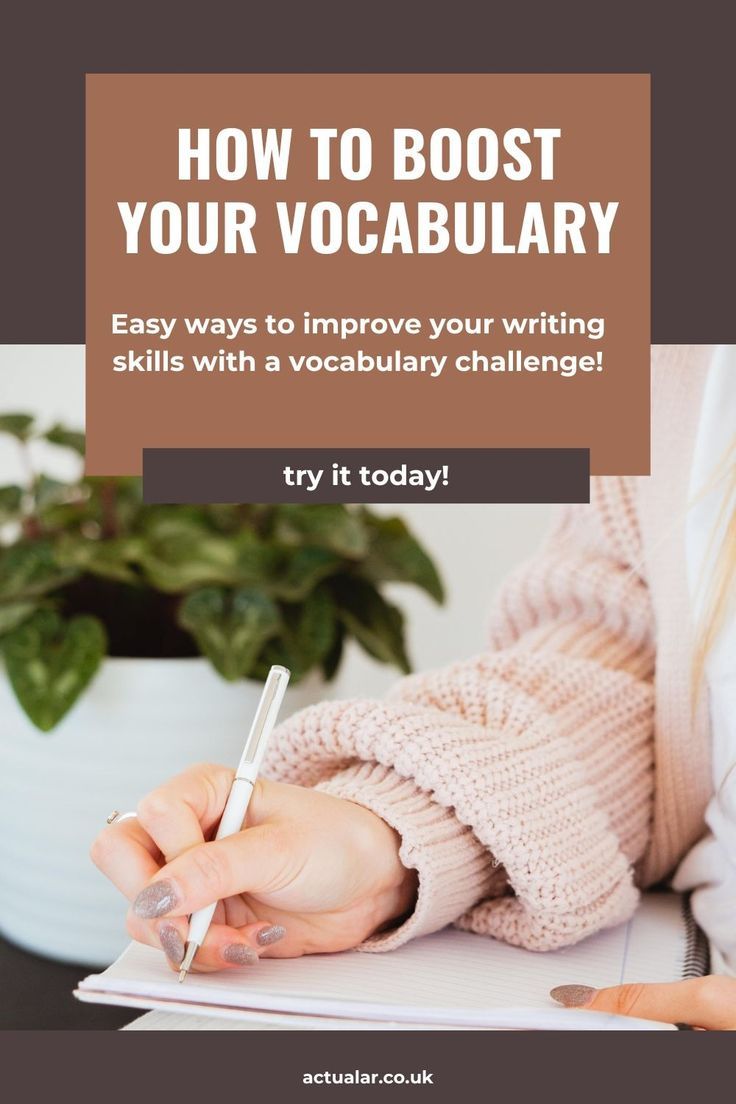 Vocabulary Challenge For Writers - Creative Writing Tips - Actual Ar